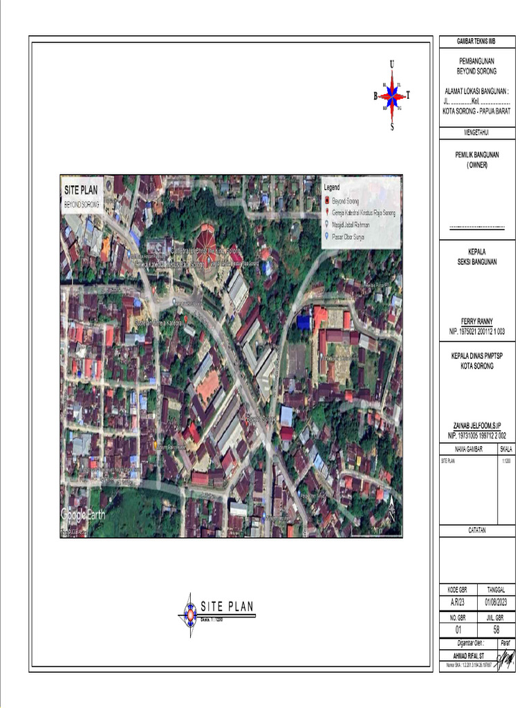 Mengetahui: Gambar Teknis Imb | PDF