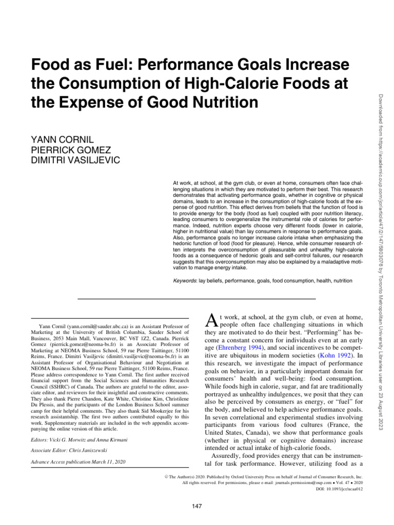 Food As Fuel | PDF | Foods | Eating