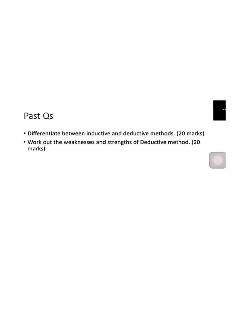Inductive Deductive | PDF