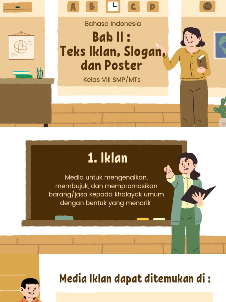 Ciri dan Contoh Iklan Slogan Poster | PDF | Karier & Perkembangan | Bisnis