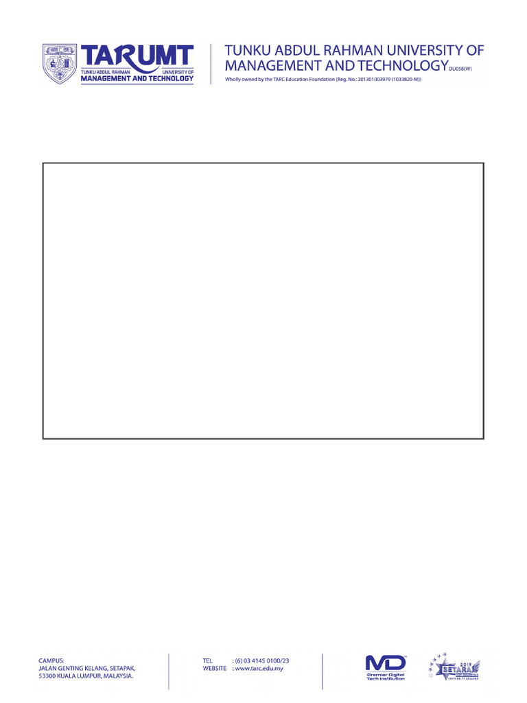 Tarumt B0207860 | PDF