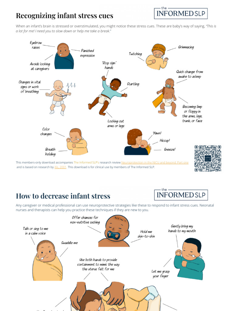 Infant Stress Cues and Responses | PDF