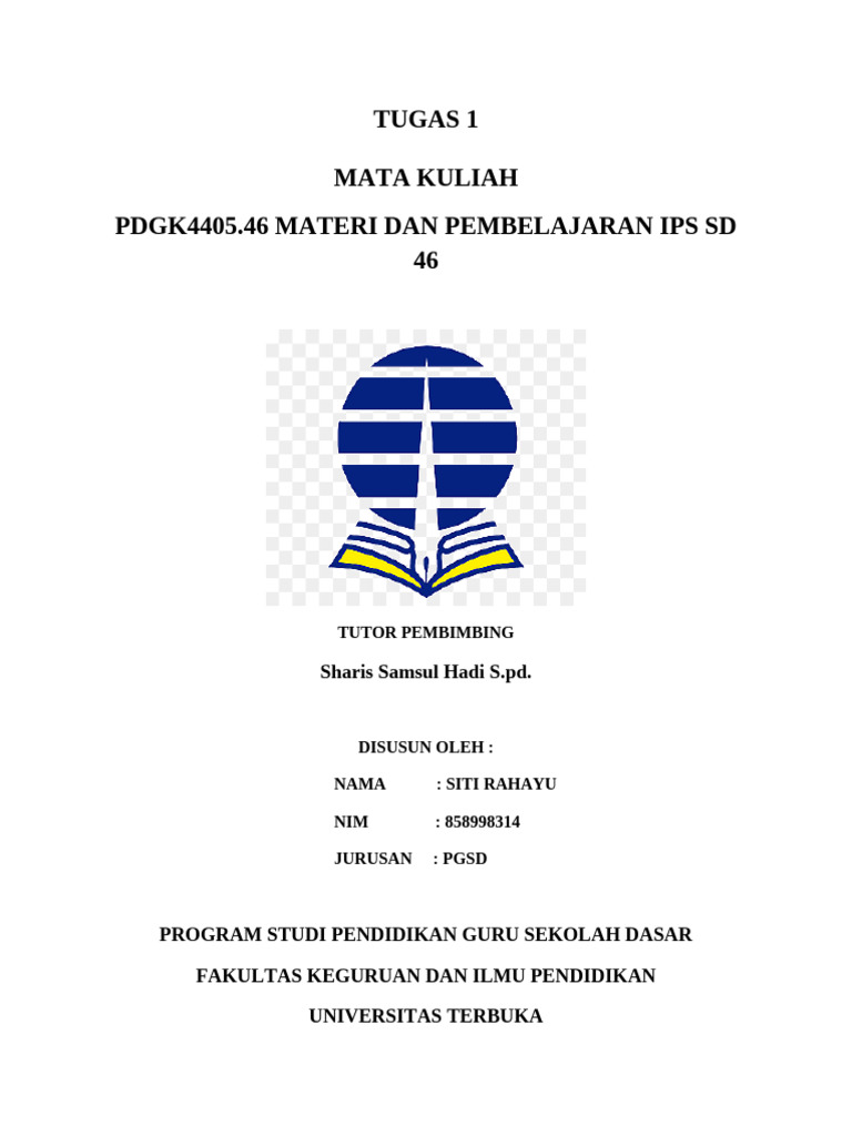 Tugas 2 Materi Dan Pembelajaran IPS SD | PDF