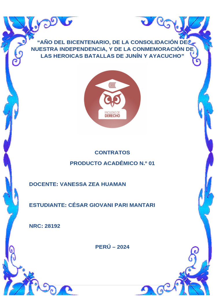 Contratos - Pa - 1 | PDF