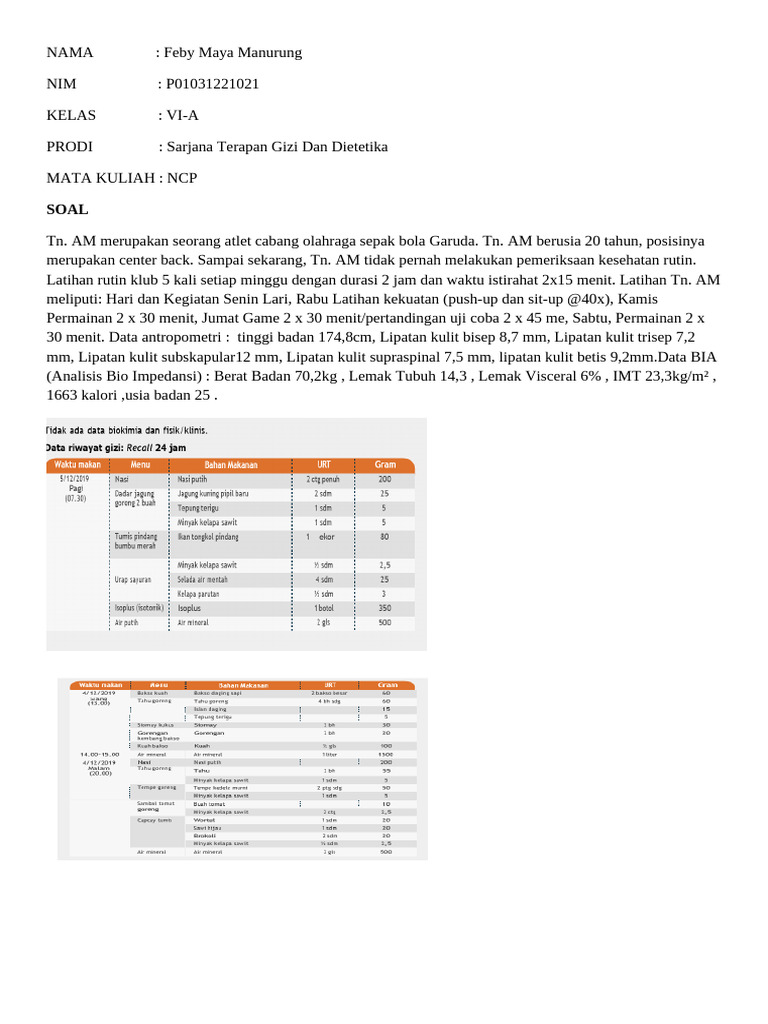 6a-Feby Maya Manurung - Olahragawan NCP | PDF | Gaya Hidup