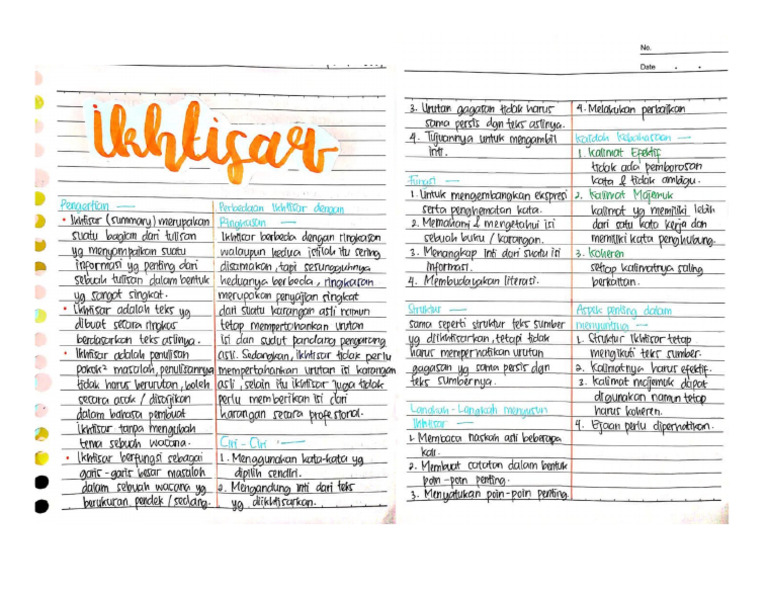 Kelas 10 Iktisar Bindo | PDF