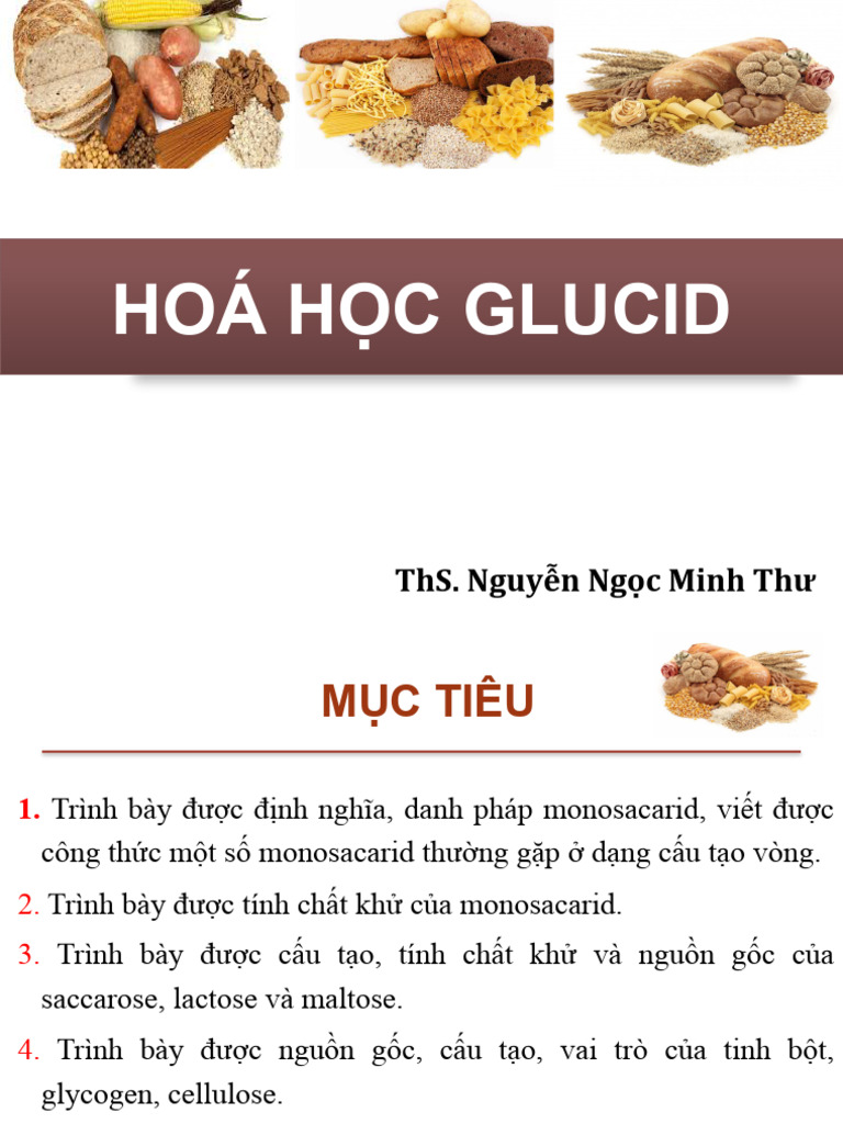 Bài Hoá Học Glucid | PDF