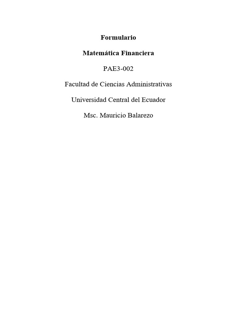 Formulario Final | PDF