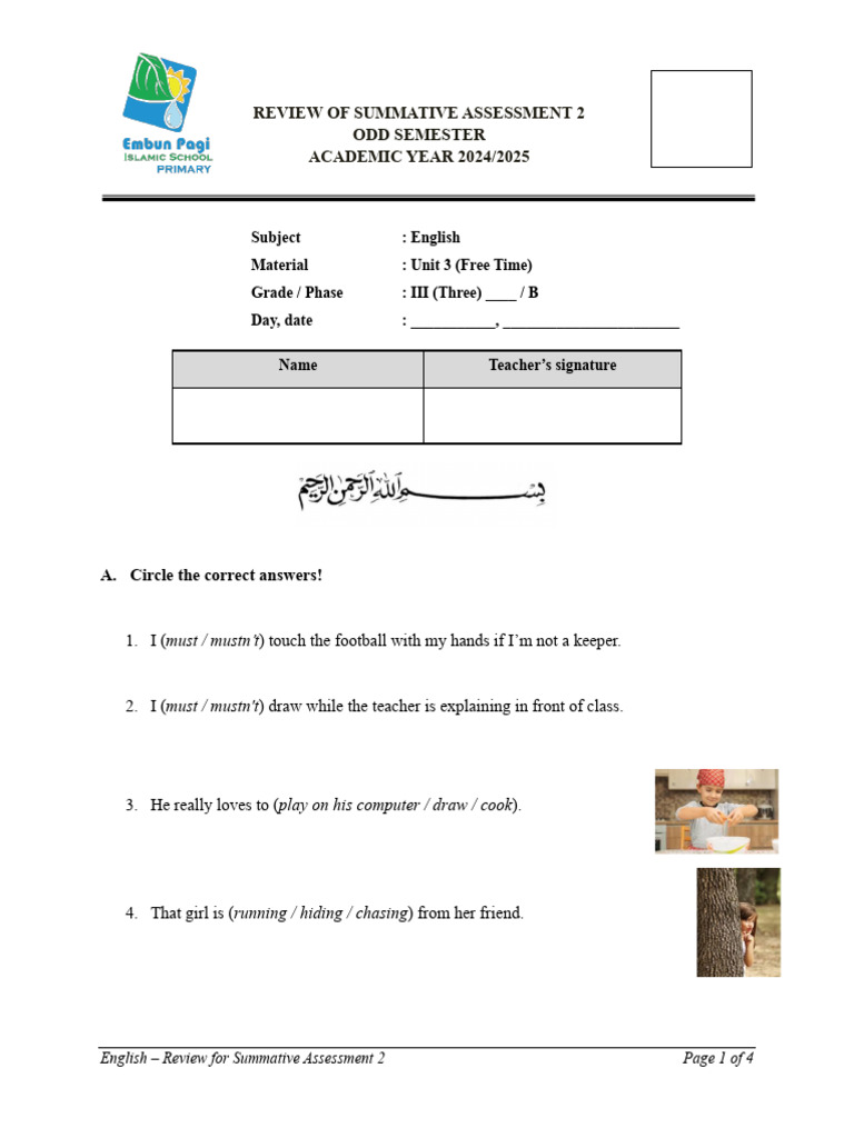 Review Summative Assessment 2 | PDF | Volleyball