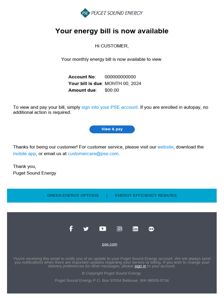 EBill Notification | PDF