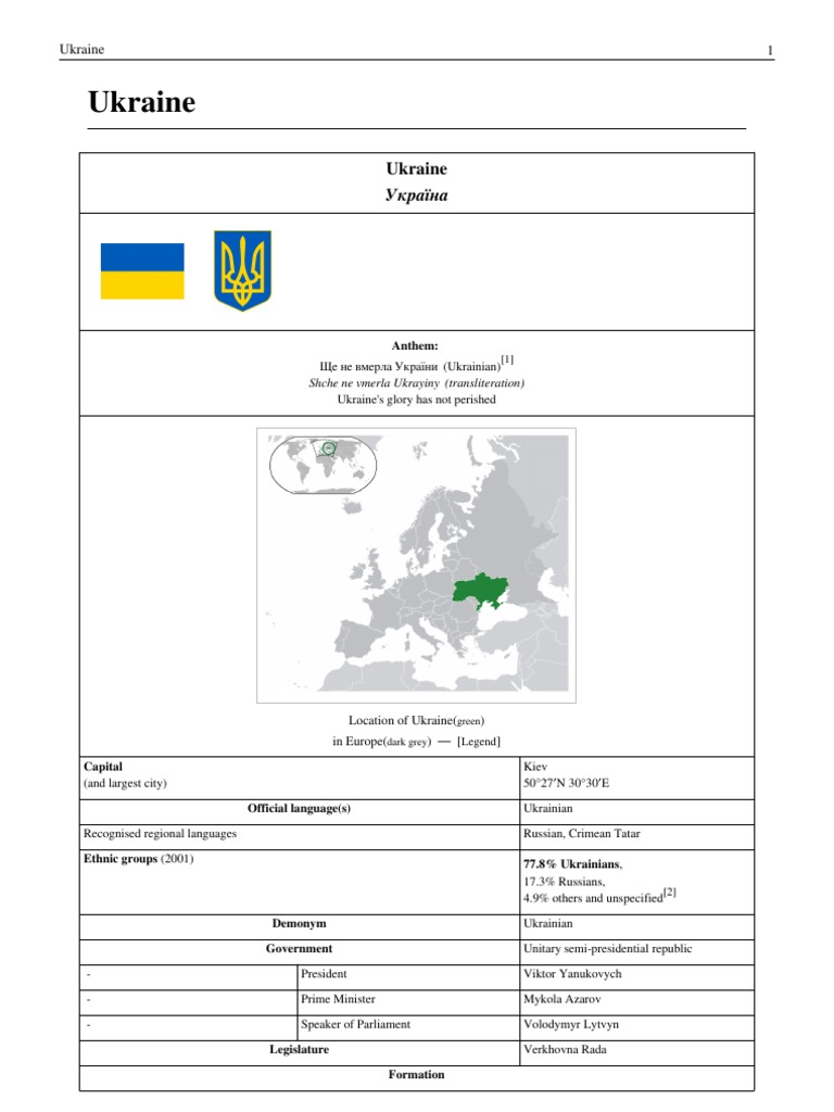 Ukraine | PDF | Ukraine | Soviet Union
