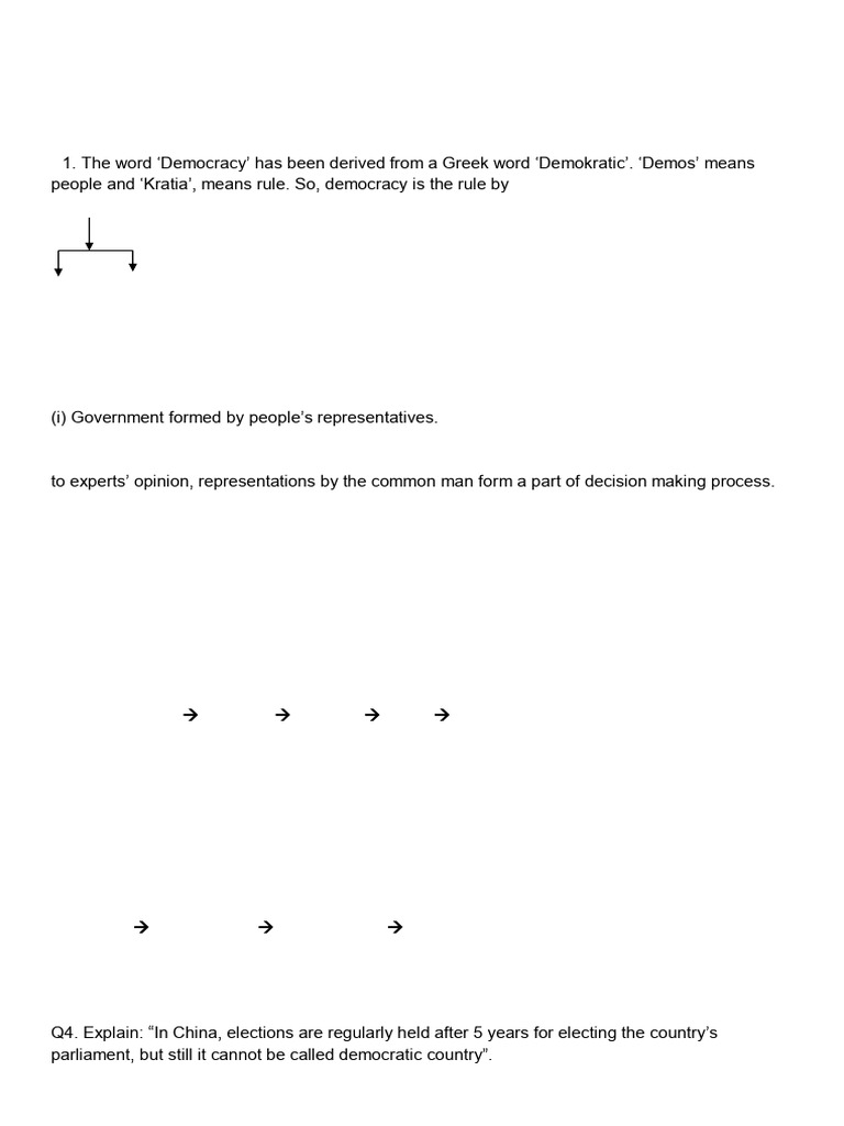 04 Civics Chapter 1 Notes | PDF | Elections | Democracy