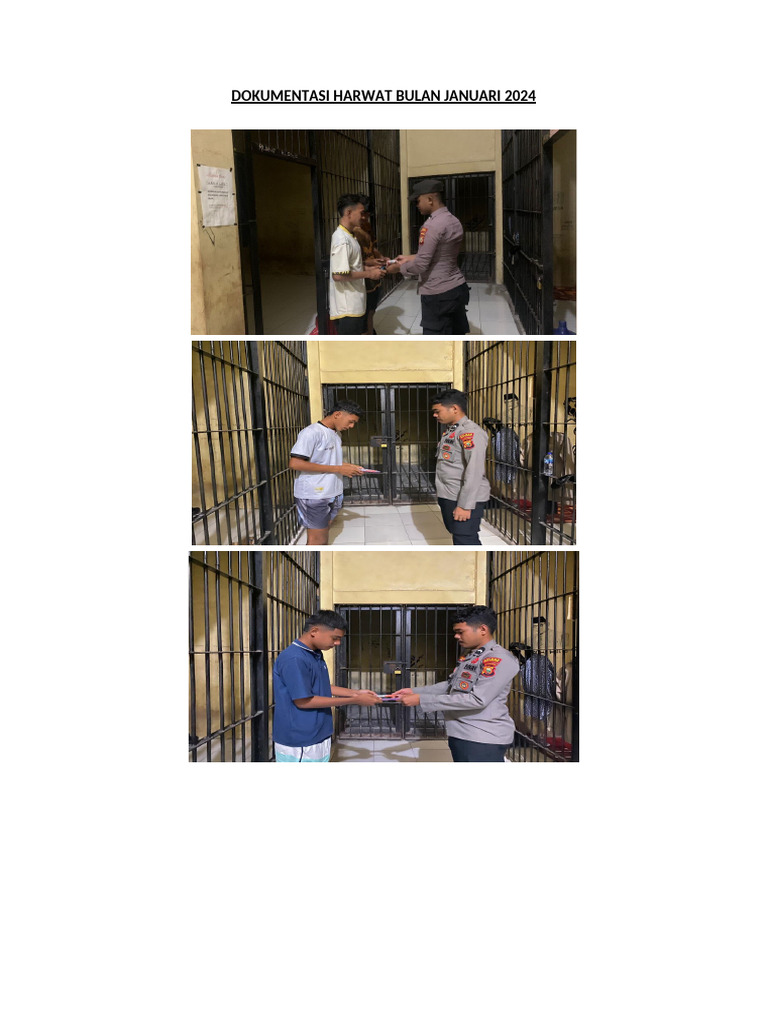 Dokumentasi Harwat Jan-Jul 2024 | PDF