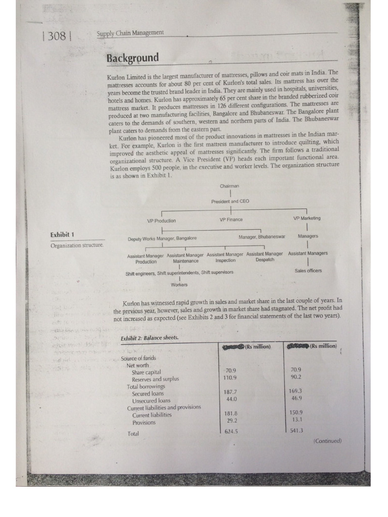 SCM Case Study - 1 - 20180125141944 | PDF