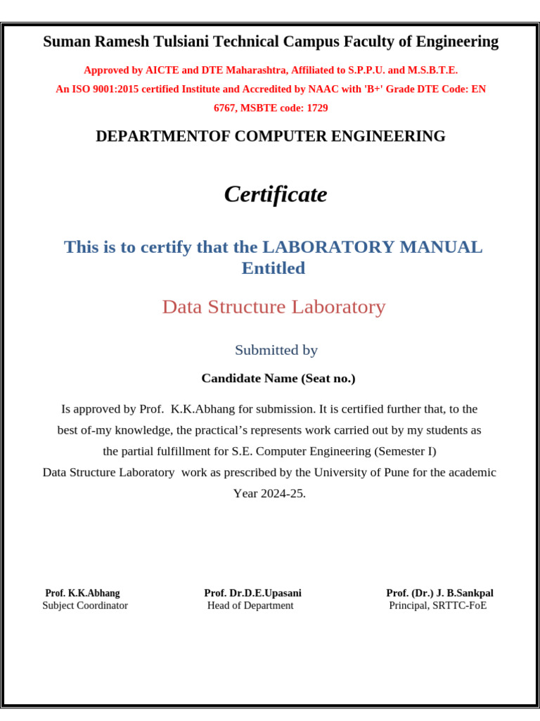 Certificate 1 DSL | PDF