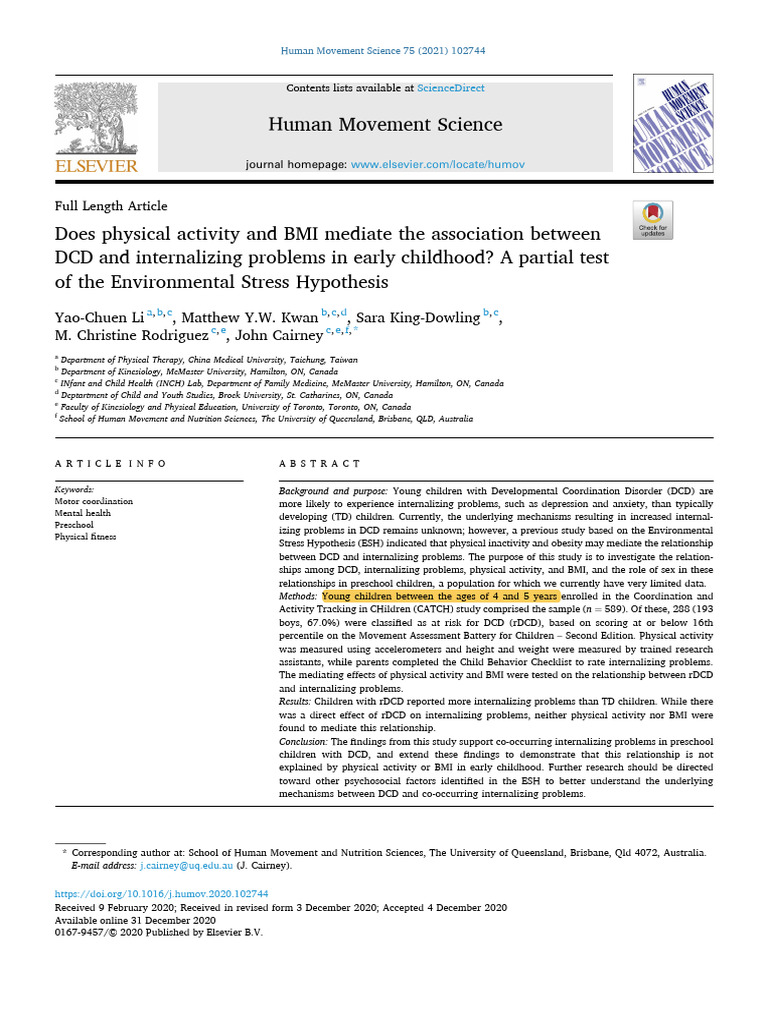 11.li2021 - Does Physical Activity and BMI Mediate The Association ...