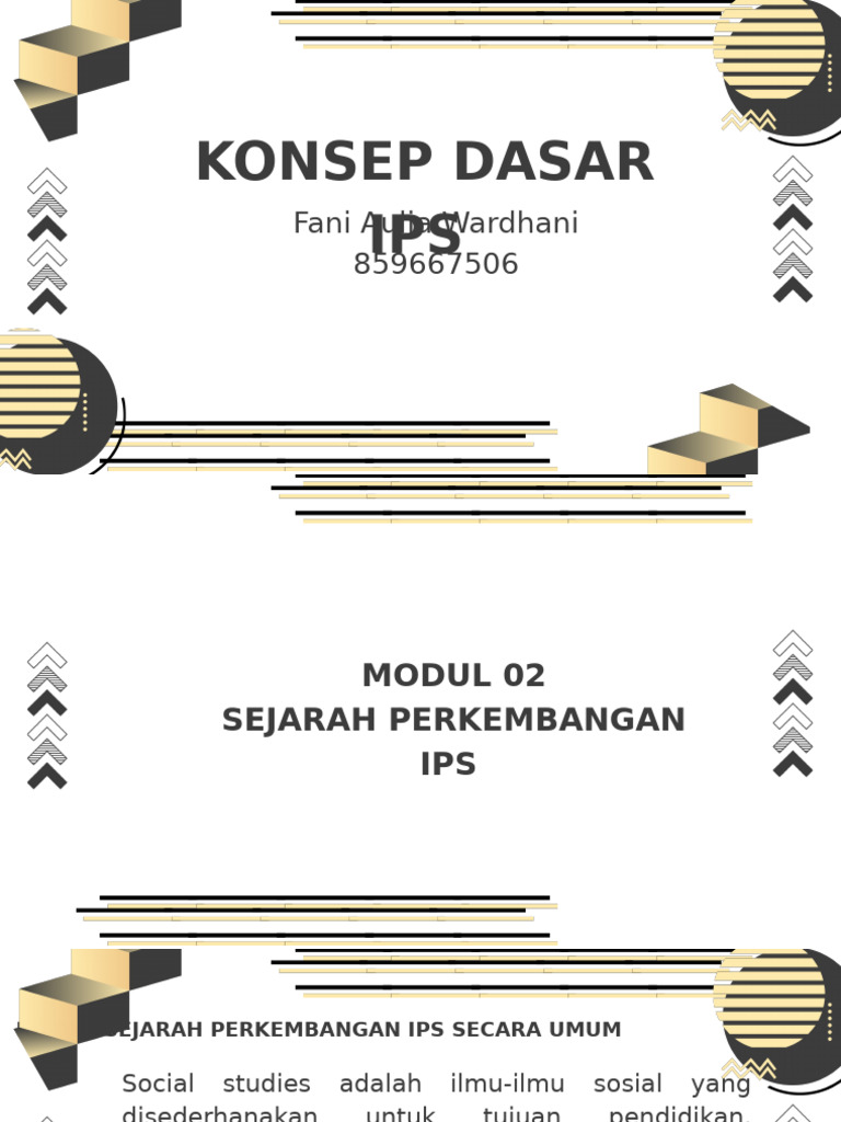 Modul 02.konsep Dasar Ips | PDF