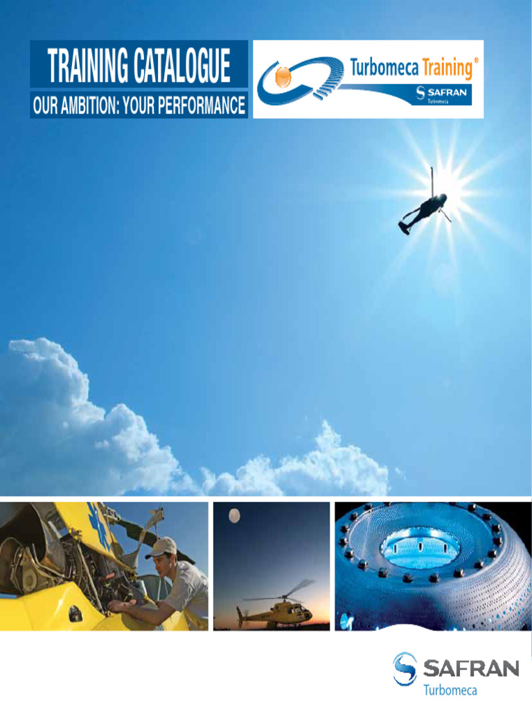 Turbomeca Training Catalogue Overview | PDF | Educational Technology ...