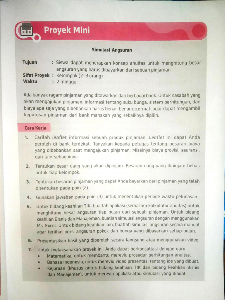 2023 - Proyek Bunga Dan Anuitas | PDF | Pengelolaan Keuangan & Uang