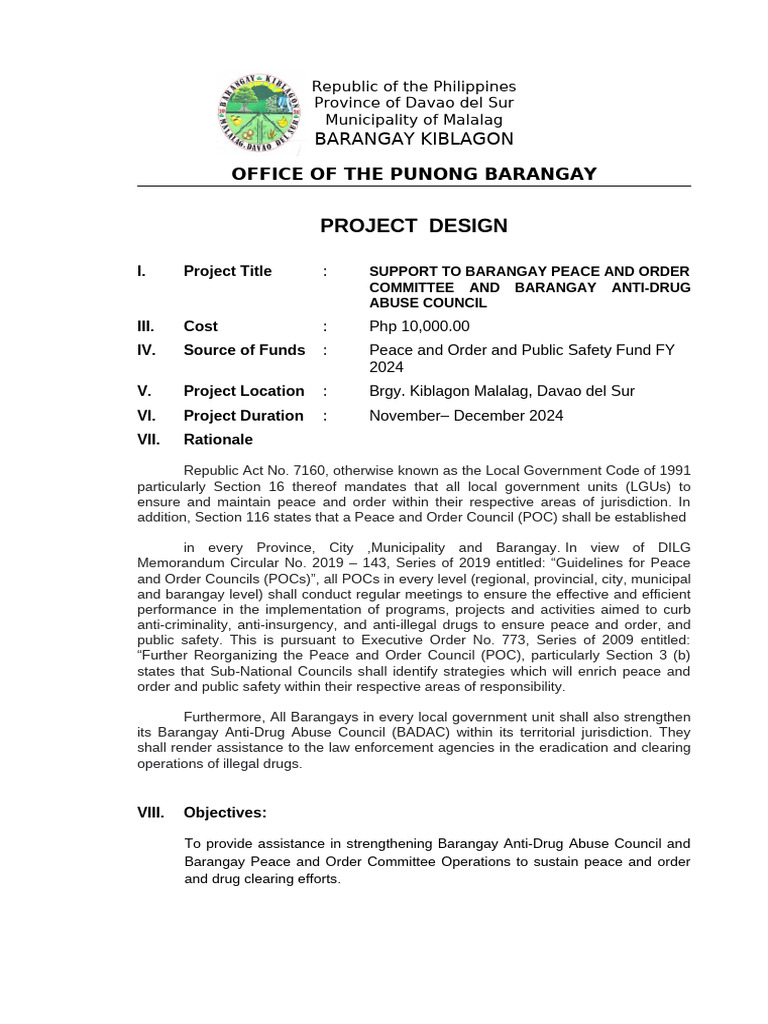 Bpoc Activity Design 24 | PDF | Government | Justice