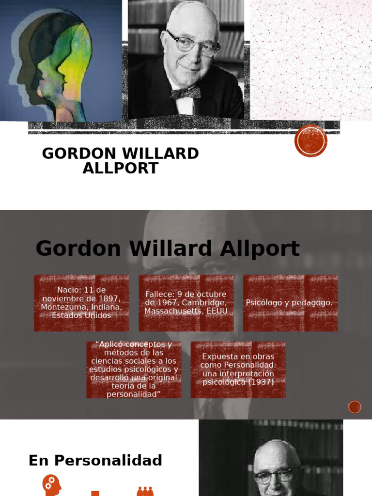 Gordon Willard Allport | PDF | Sicología | Educación en artes liberales