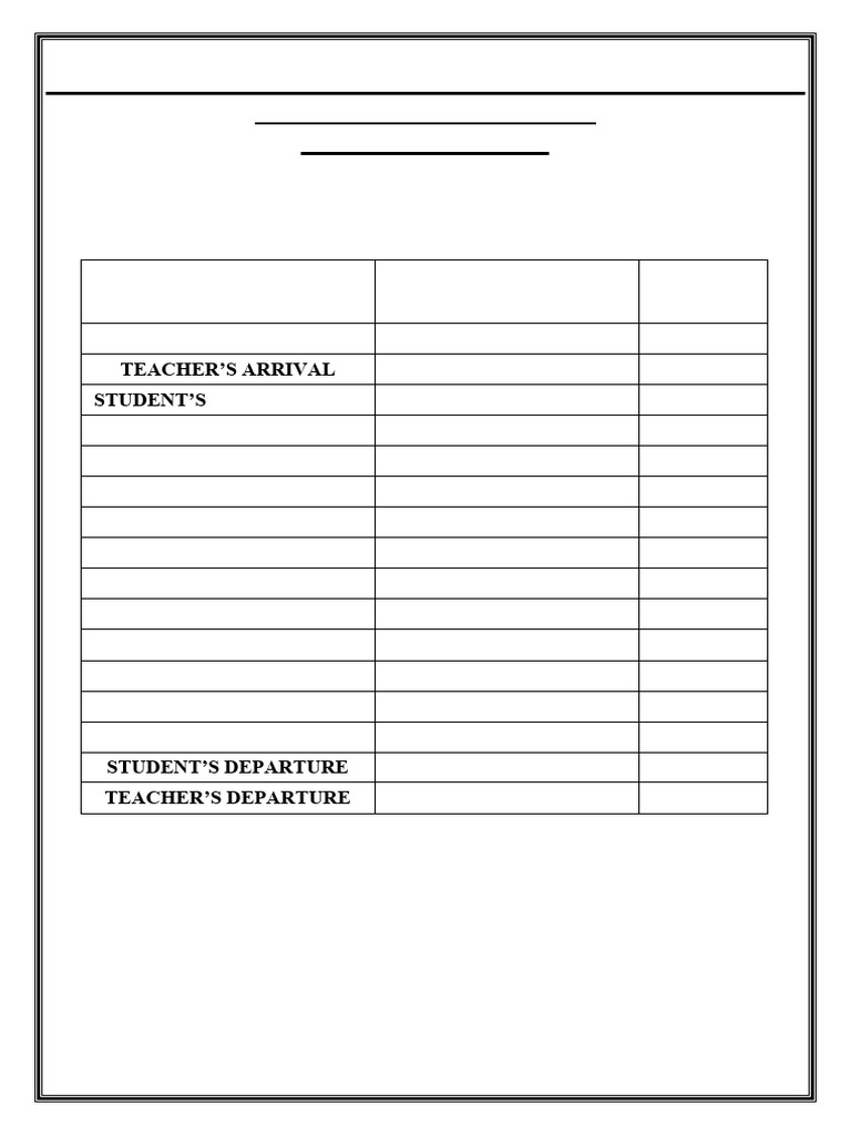 Winter Timing Schedule - New | PDF