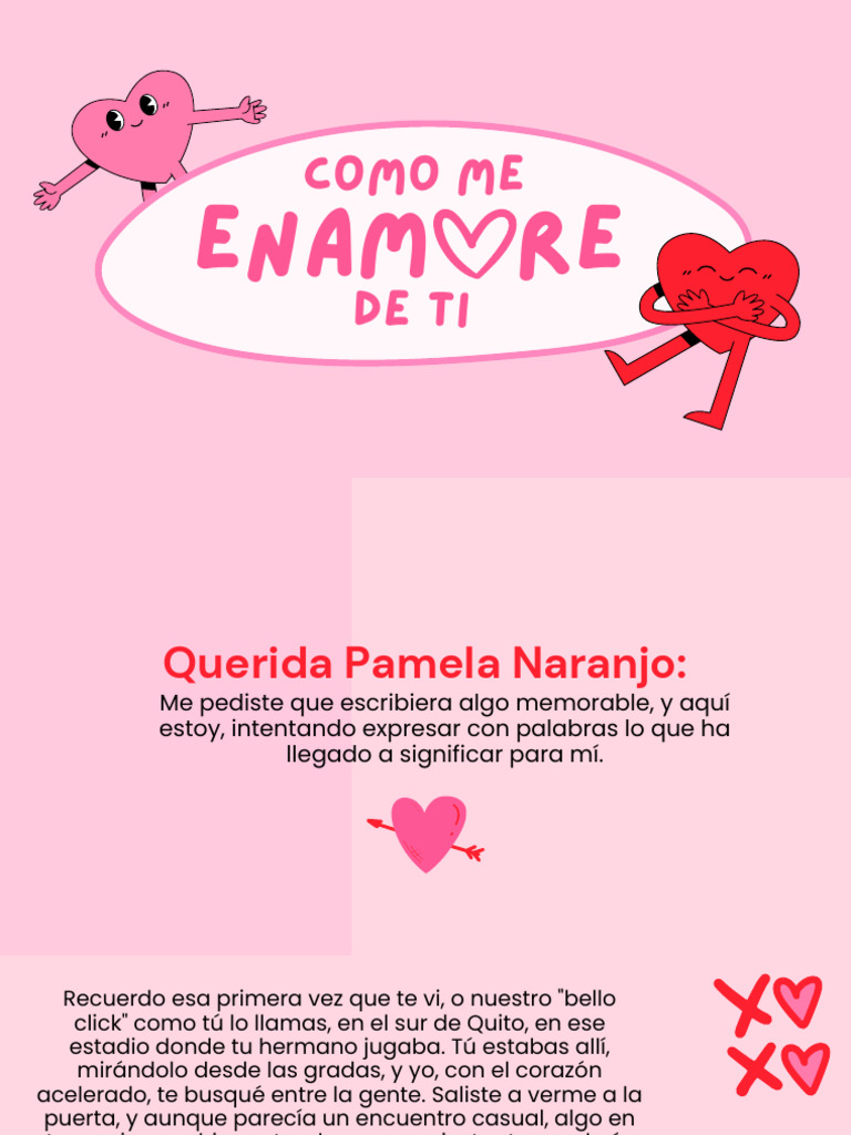 Como Me Enamoré de Tí | PDF