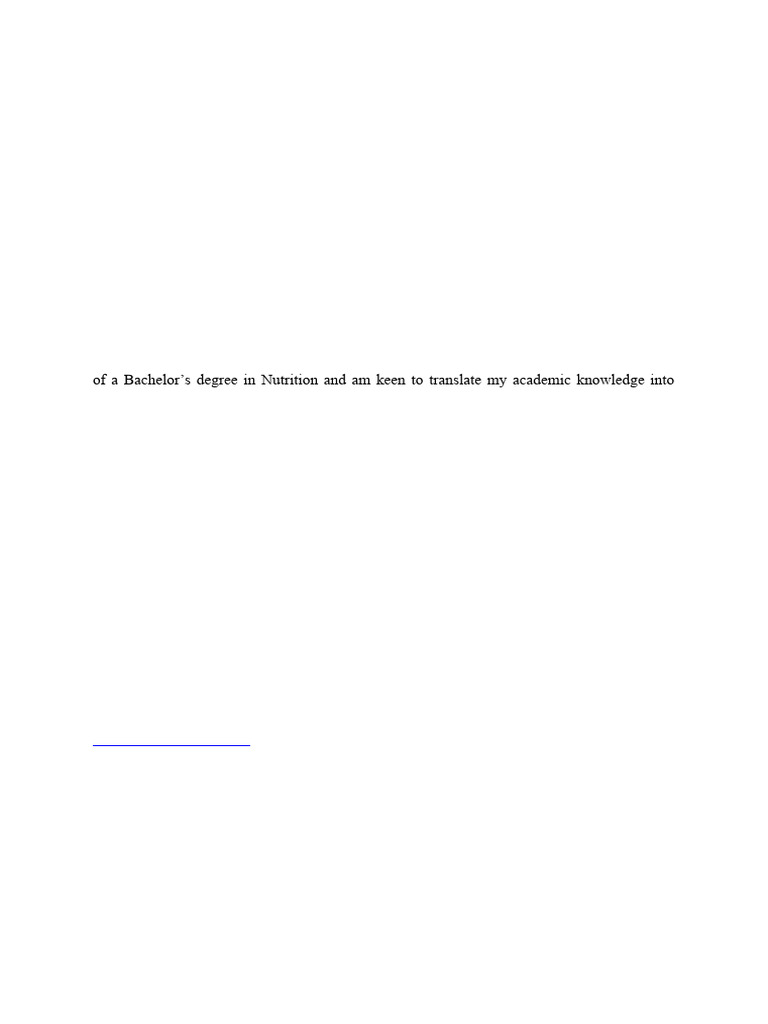 Hanifatul Mumtahanah - Application Letter | PDF | Career & Growth ...