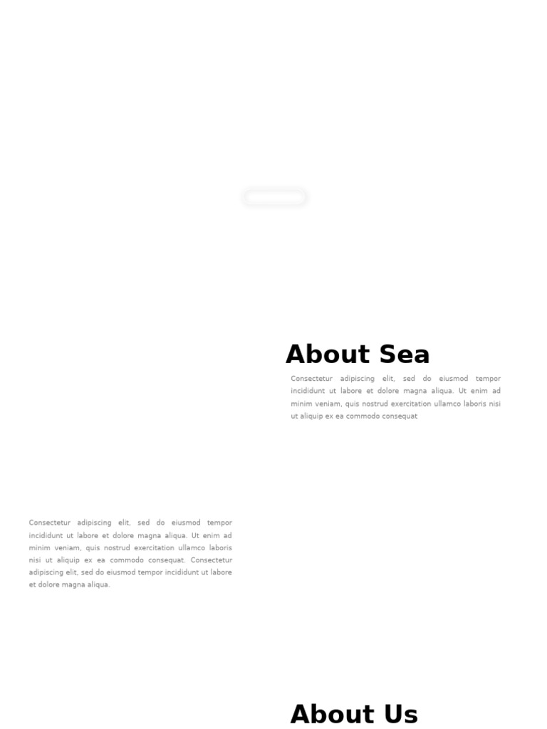 Blue Sea Presentation Templates | PDF