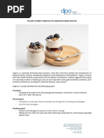 Flowchart YOGURT | PDF | Yogurt | Milk