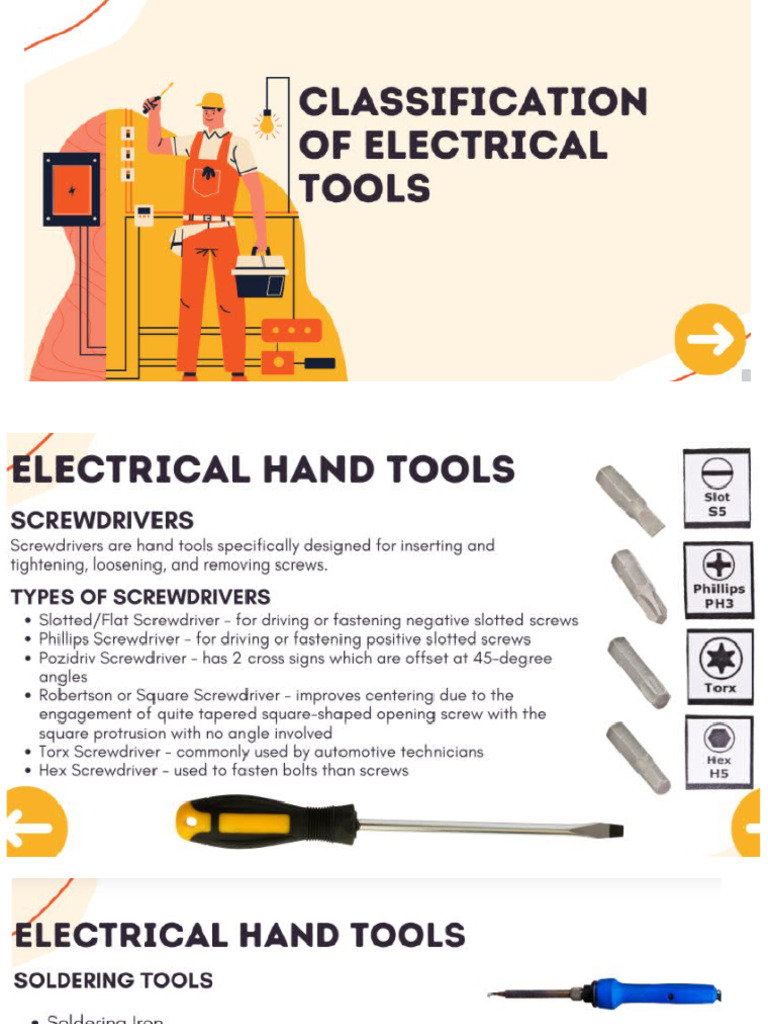 Lesson 3 Electrical Tools | PDF