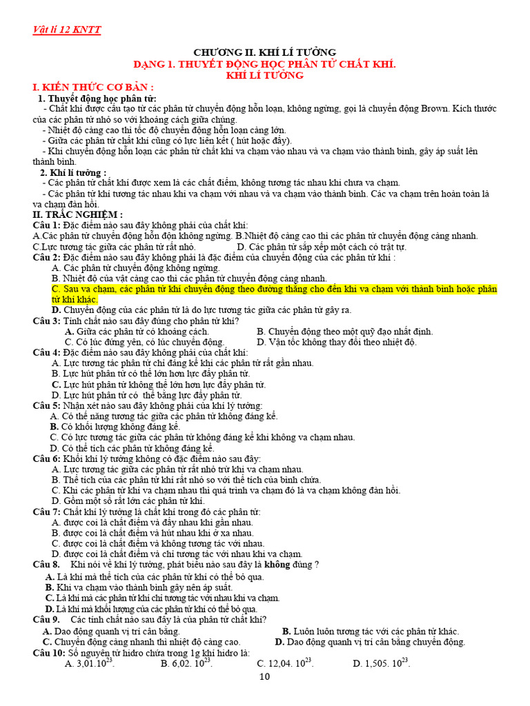 Chương 2. Khí Lí Tư NG | PDF