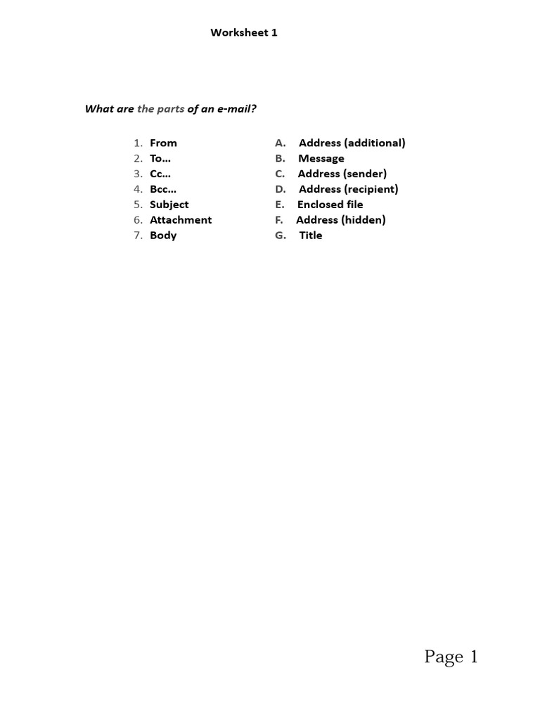 Features of Email - P1 | PDF