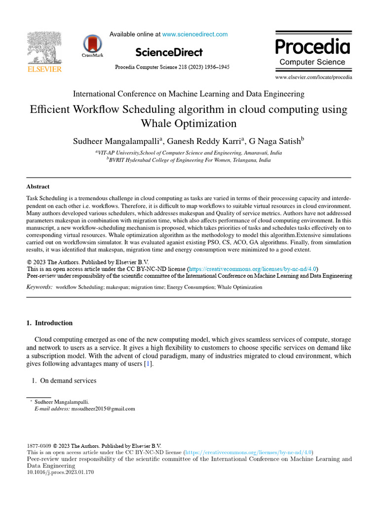 workflow | PDF | Cloud Computing | Simulation
