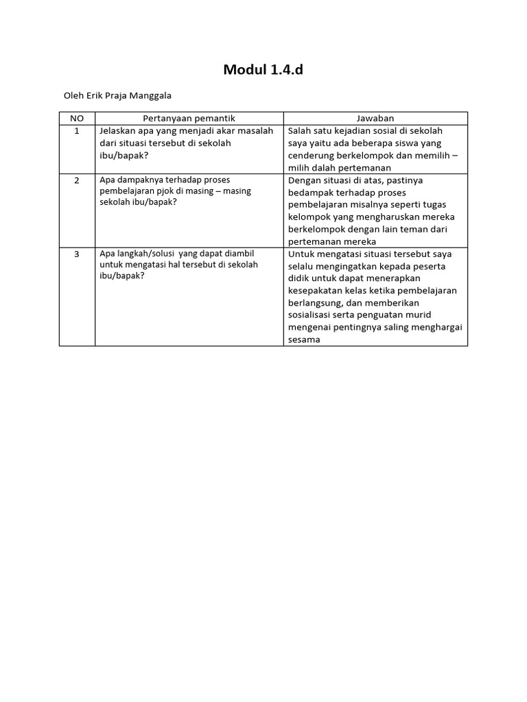 Modul 1.4.d PKG PJOK | PDF