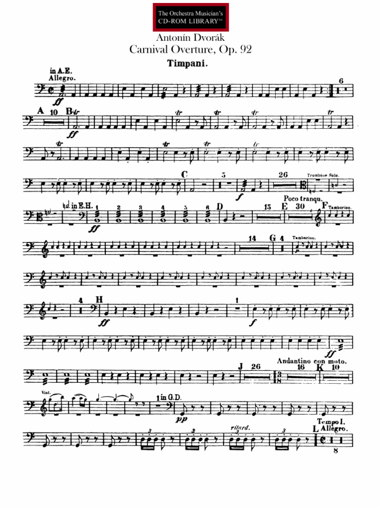 Dvorak - Carnival Overture | PDF