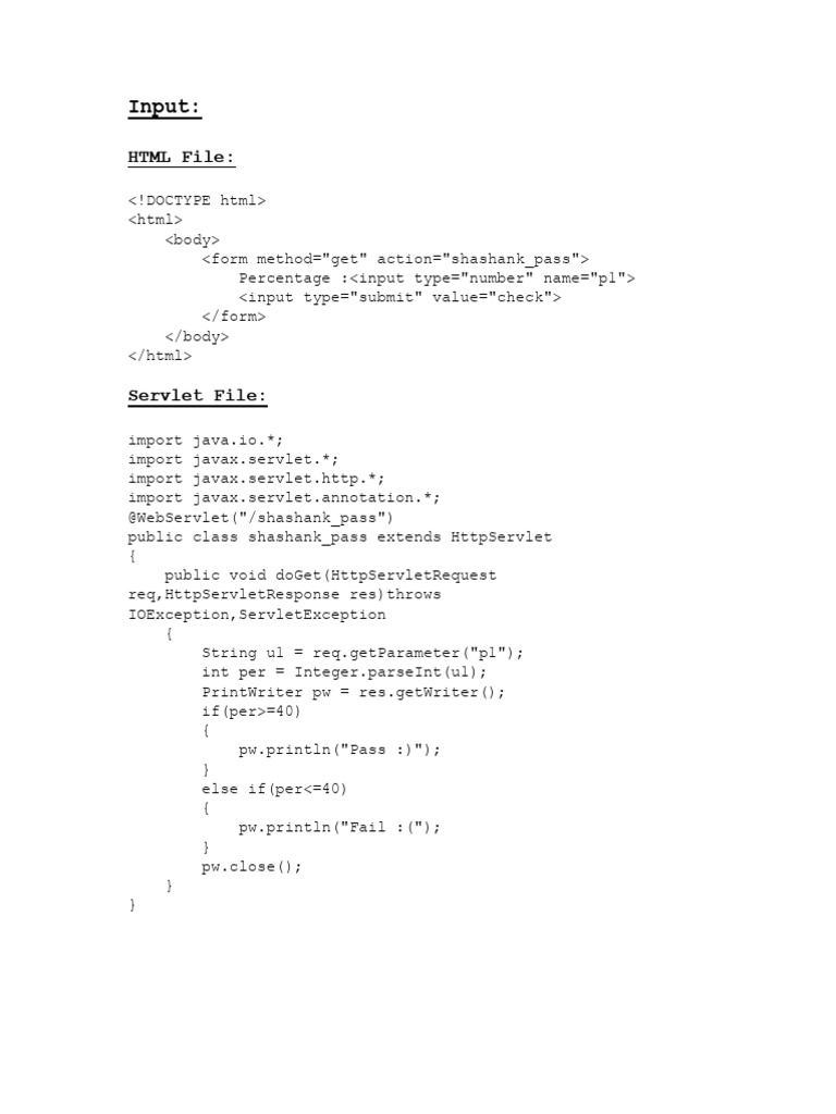 Java Prac 22 Pass | PDF