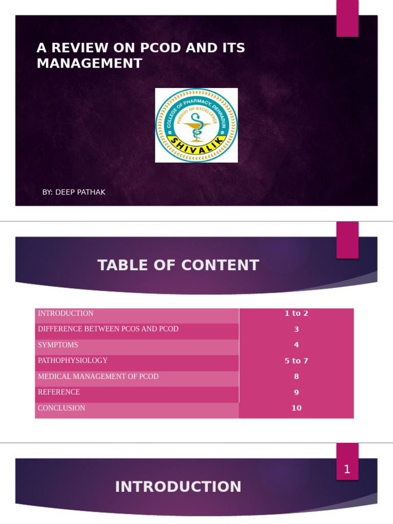 Understanding PCOD: Symptoms and Management | PDF | Polycystic Ovary ...