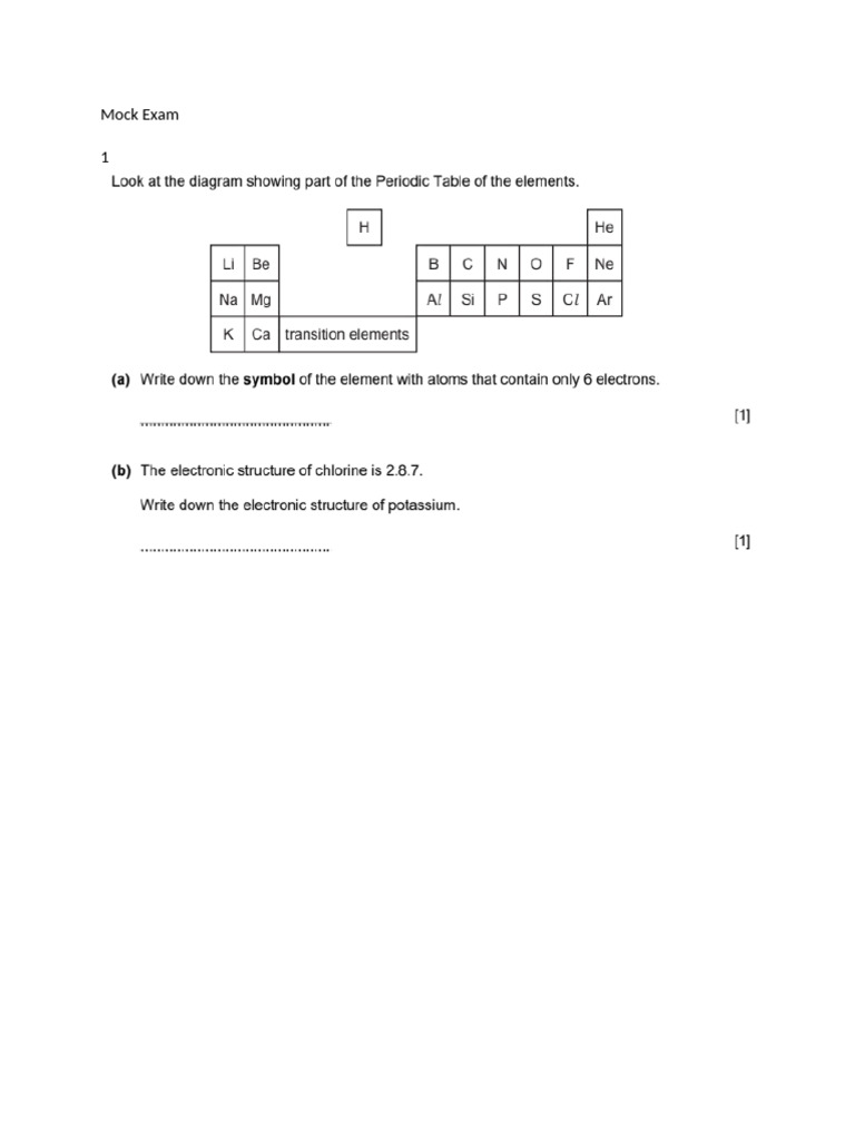 Mock Exam Grade 8 EOS 1 | PDF