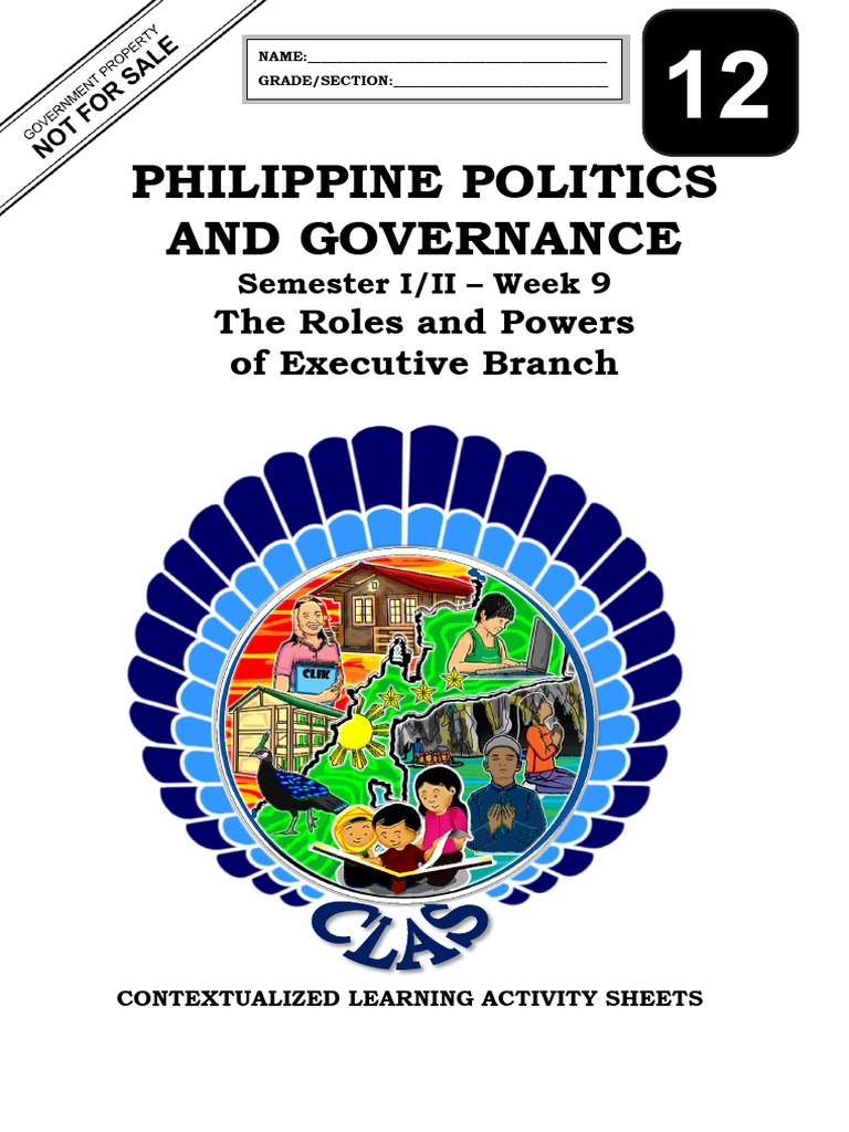 Specialized-PhilPol - Governance - q1 - CLAS9 - The-Roles-Powers-of ...