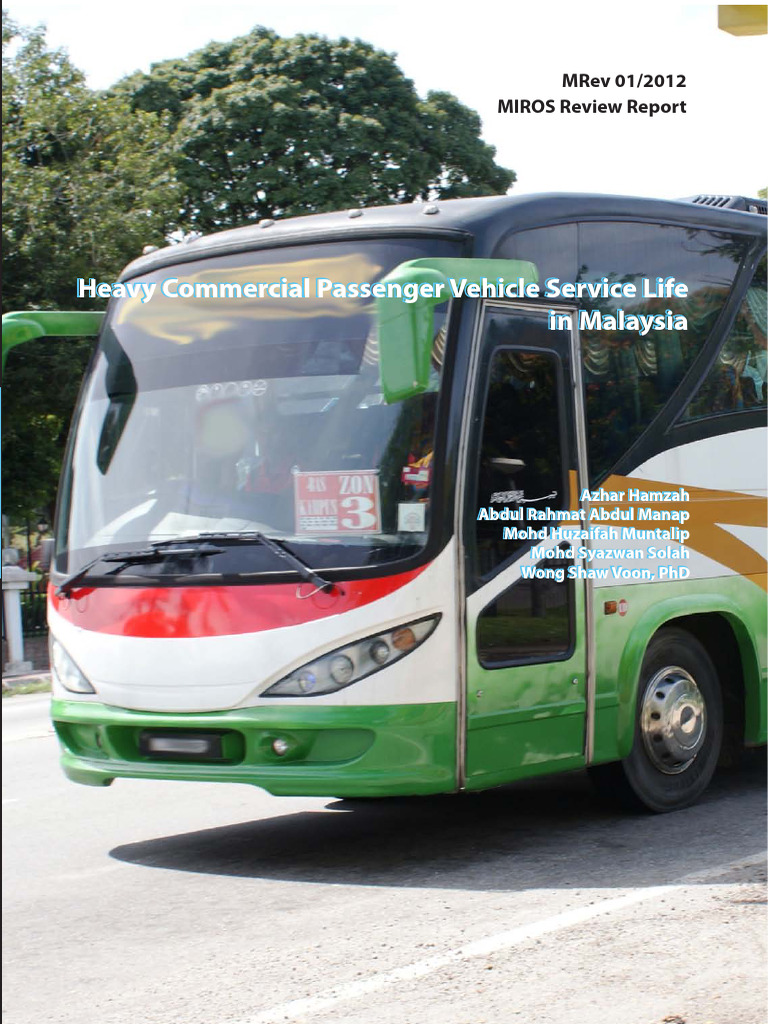 Heavy Commercial Passenger Vehicle Service Life | PDF | Particulates ...