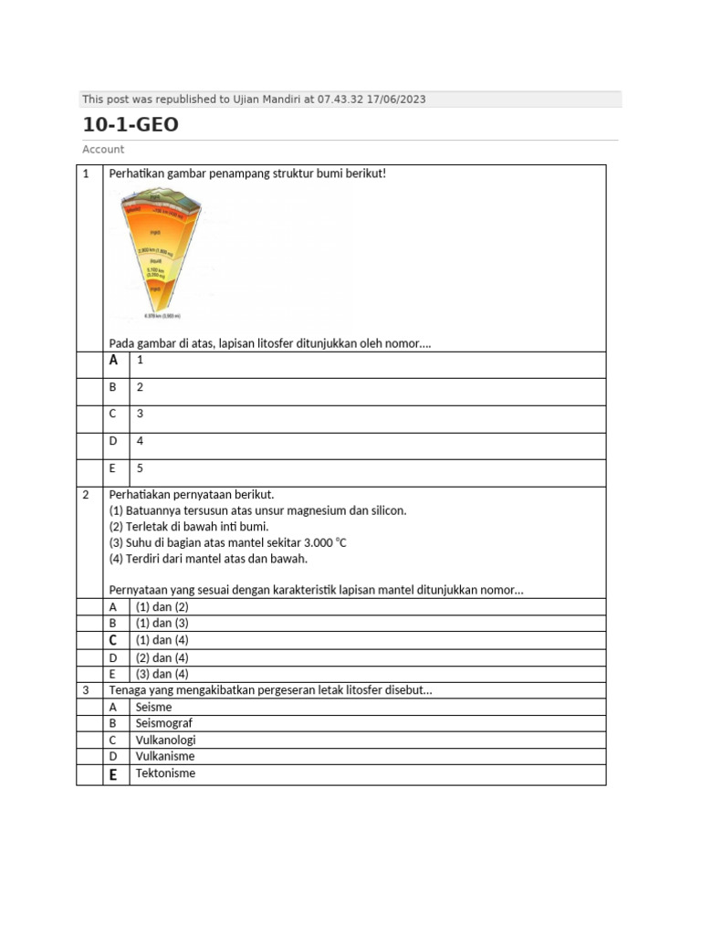 Geo Materi Geografi | PDF