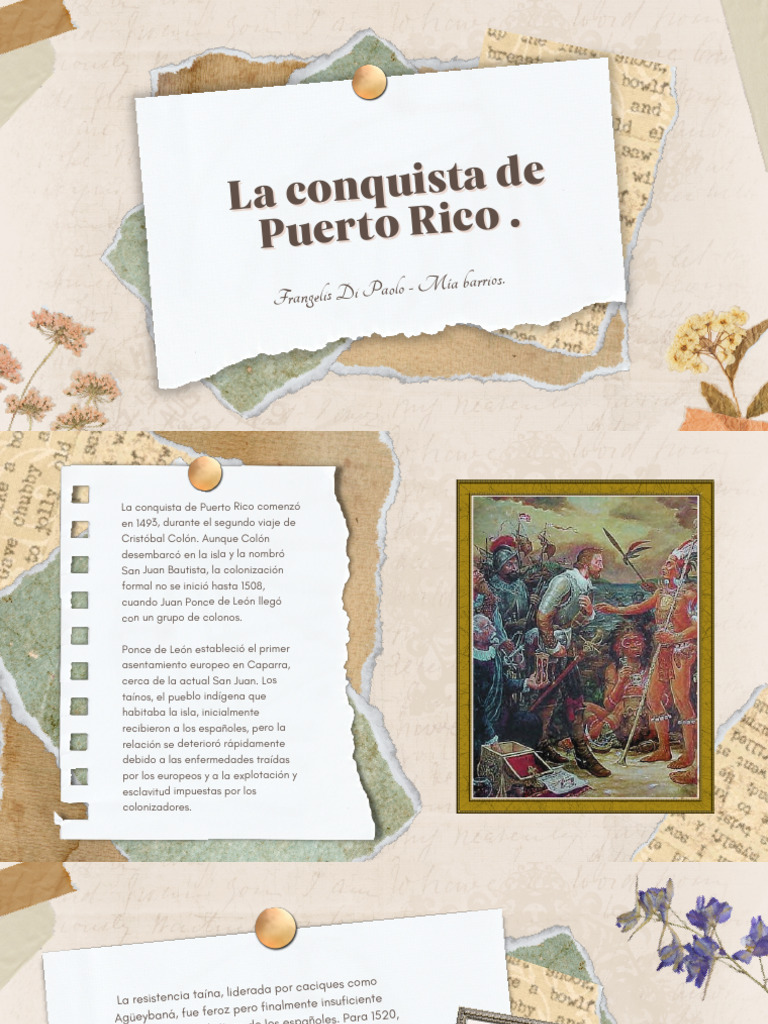 Conquista y Colonización de Puerto Rico | PDF