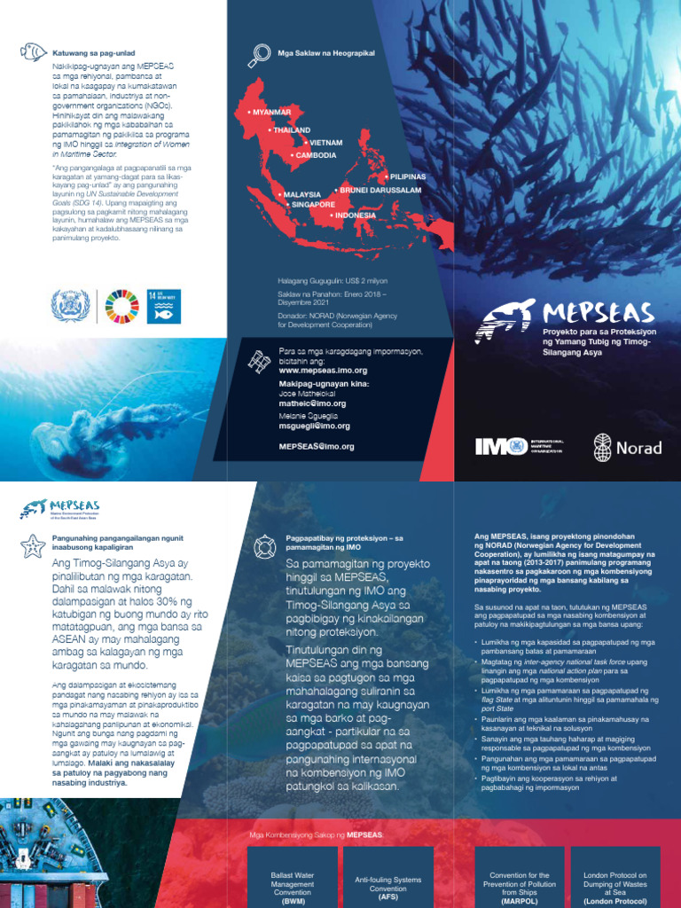 Mepseas Leaflet Philippines Filipino Version | PDF