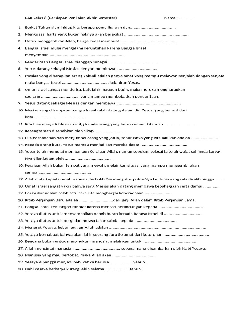 Pak Pas | PDF | Agama & Spiritualitas | Dewasa Muda