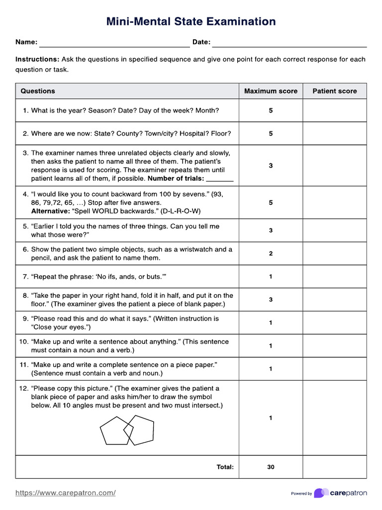 Cognitive Assessment Guide | PDF | Recall (Memory) | Mental Processes