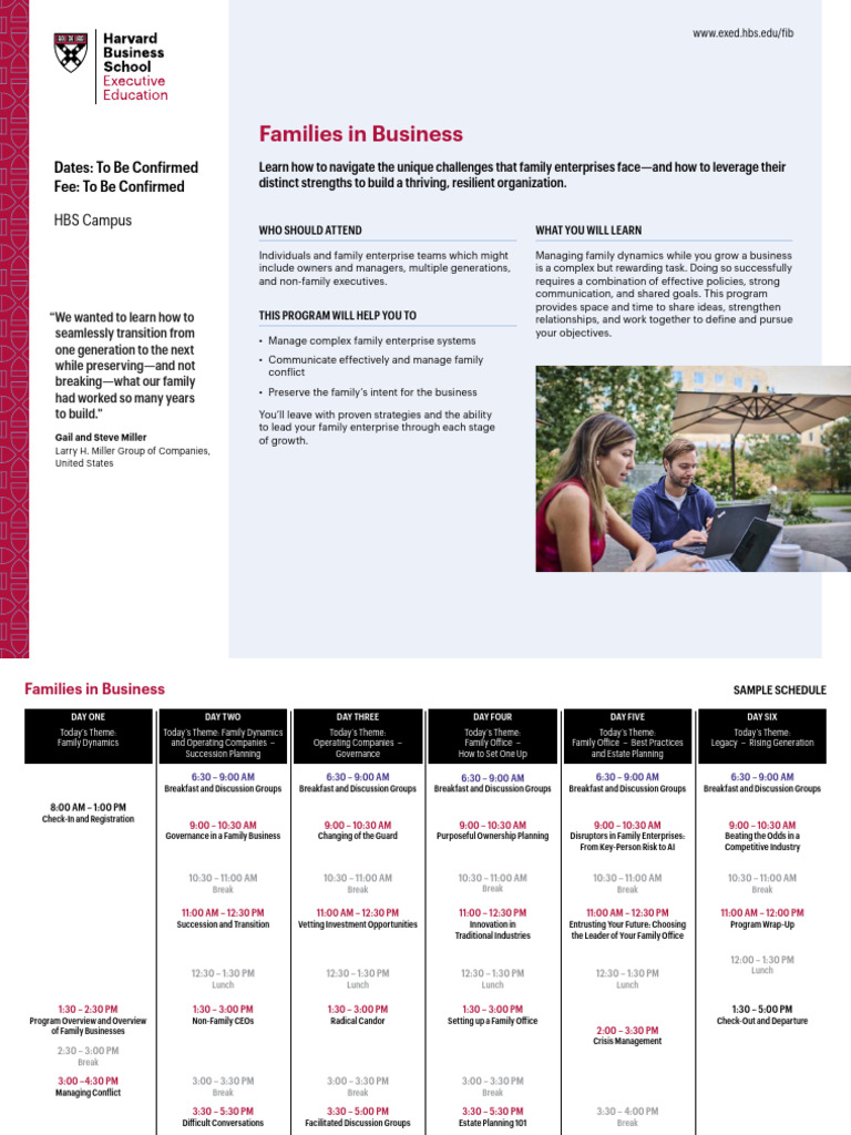 Families Business Brochure | PDF | Discrimination | Social Psychology