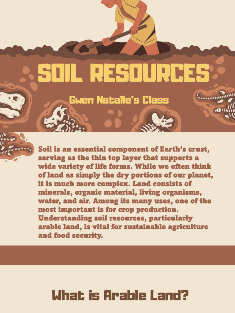 Soil Resources - Earth Science | PDF | Agriculture | Soil