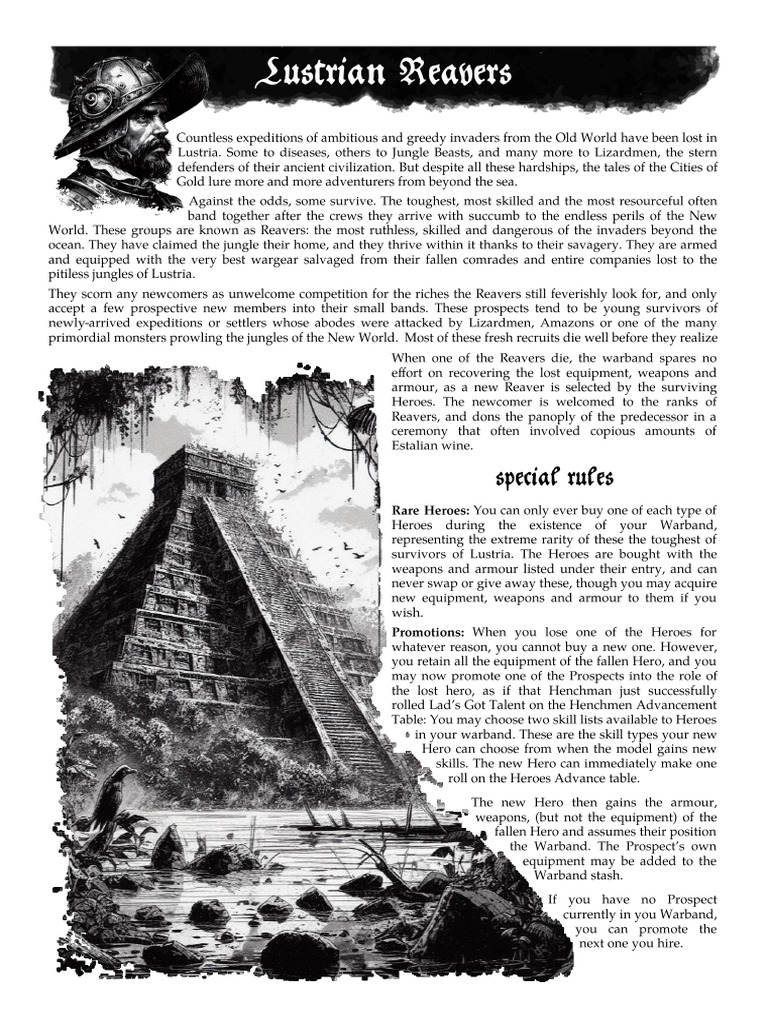 Lustrian Reavers V1.2 | PDF