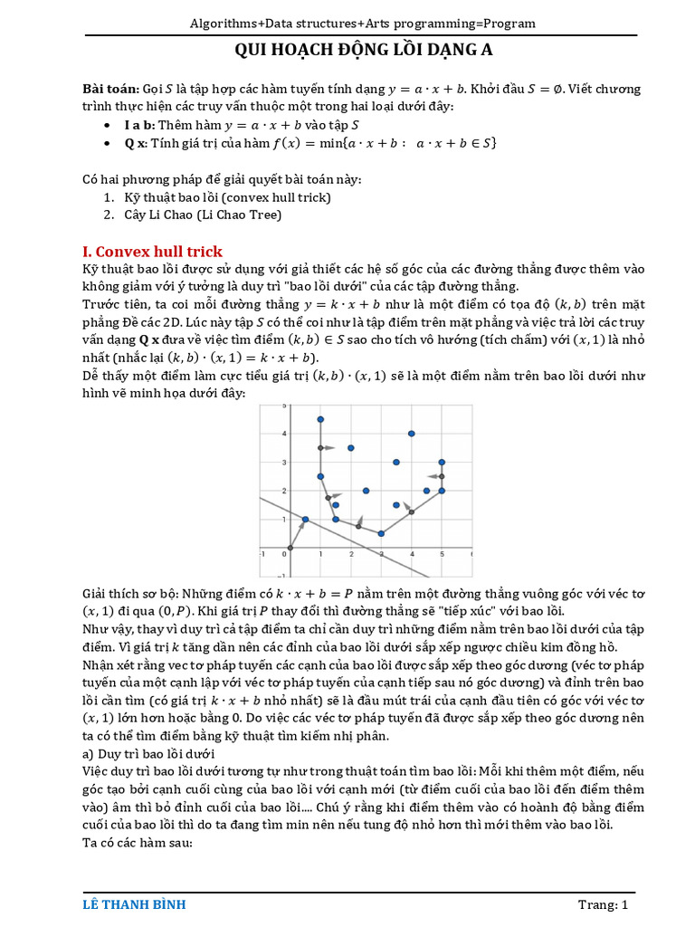 Convex Hull Dynamic | PDF